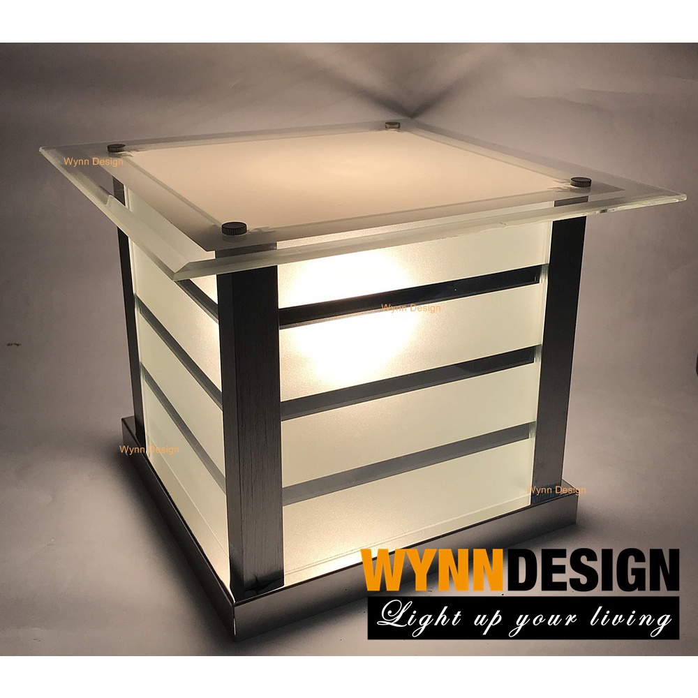 Wynn Design [25cm] Outdoor Pillar Light Modern Gate Light Non-Rusting ...