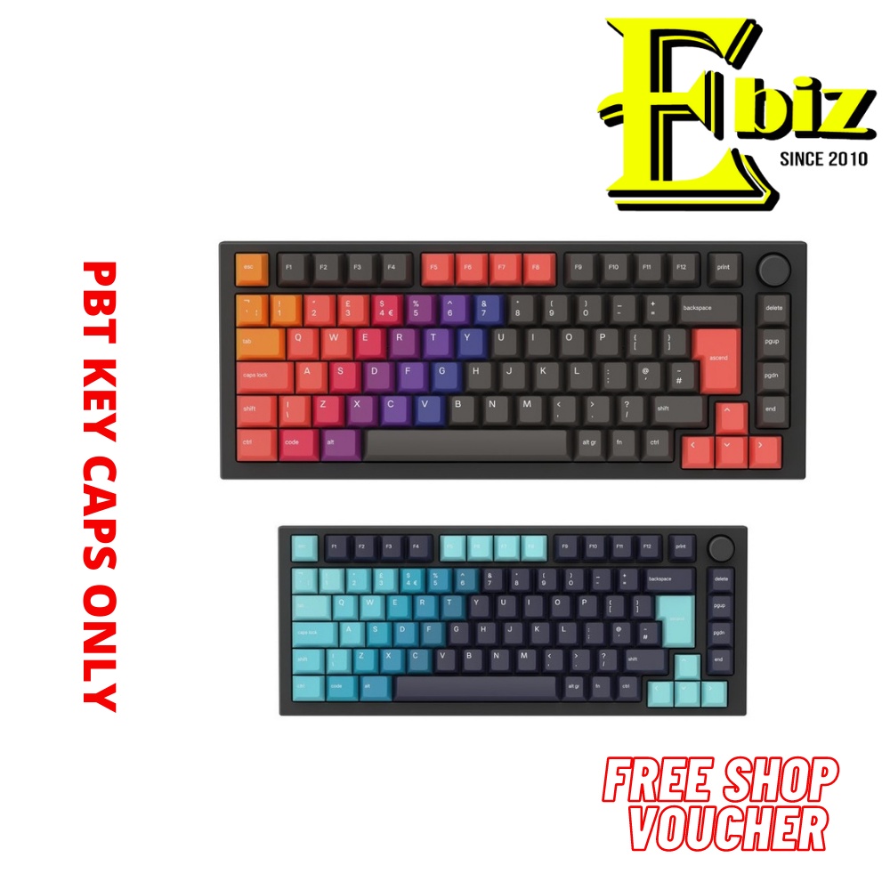 GLORIOUS PBT Keycap Celestial Ice | Celestial Fire | Shopee Malaysia