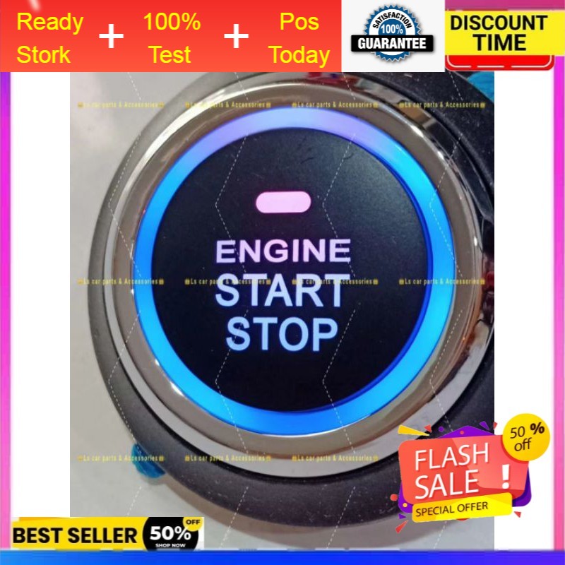 Auto Start Car Alarm System Keyless 2 Way Security Door Brake Lock Stop ...