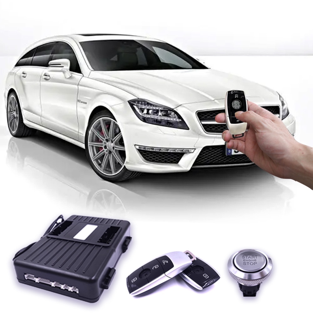 For Mercedes Benz E Class W212 W211 Add Push Start Stop Engine Remote ...