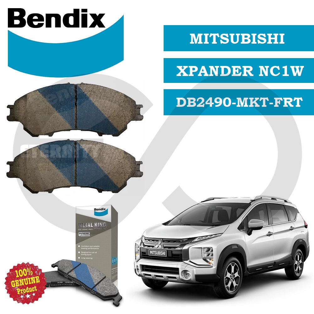 Original Bendix DB2490MKT Front Brake Pad - Mitsubishi Xpander 1.5 NC1W ...