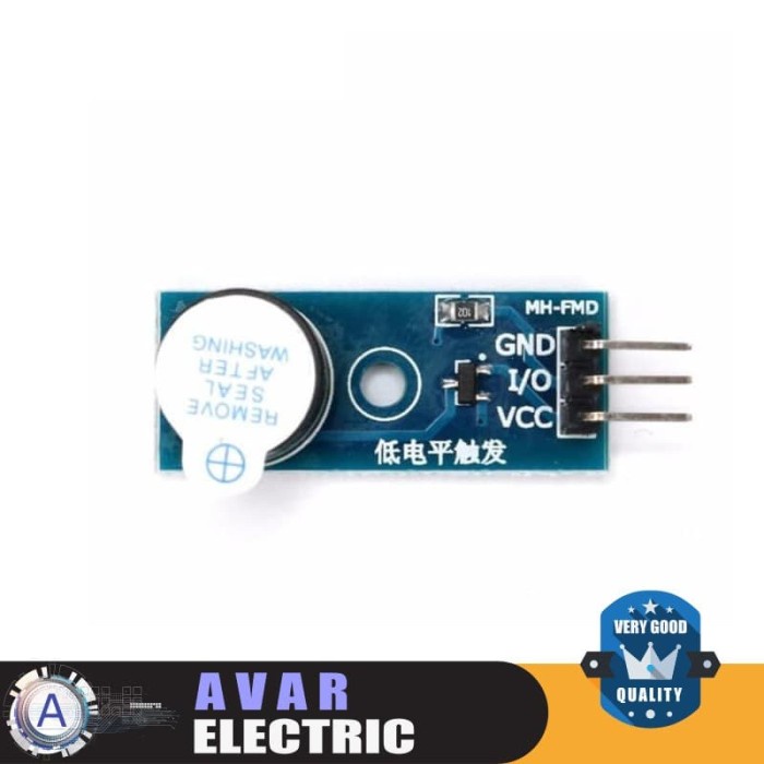 Active Buzzer Alarm Piezoelectric Beep Audio Sensor Module for Arduino ...