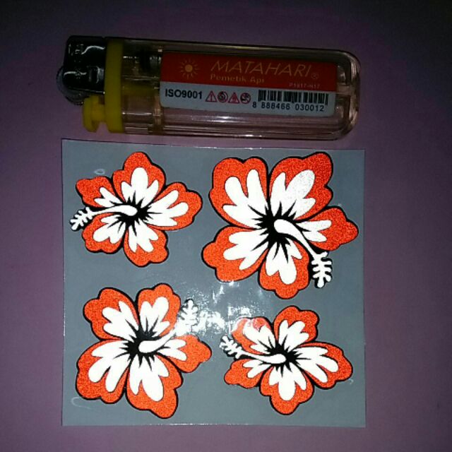 Stiker motor bunga raya reflect cutting | Shopee Malaysia