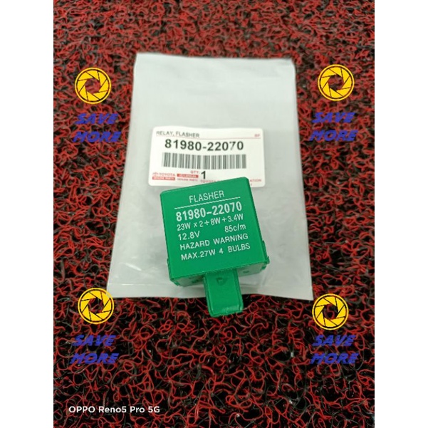 TOYOTA COROLLA SIGNAL RELAY/FLASHER UNIT DENSO (81980-22070) | Shopee ...