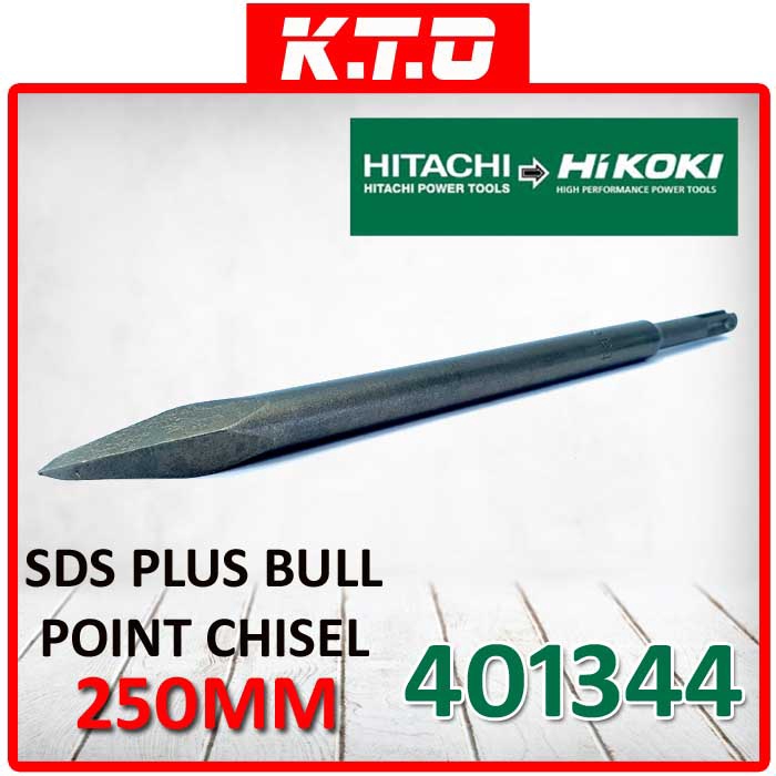 HITACHI 250MM BULL POINT SDS-PLUS CHISEL ( 401344 ) / MATA PAHAT ...