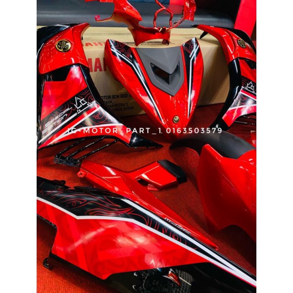 ️ ️ORIGINAL ️ ️ COVER SET LC 135 V4,Av5,V6,V7 SE MERAH CUSTOM 2021 ...