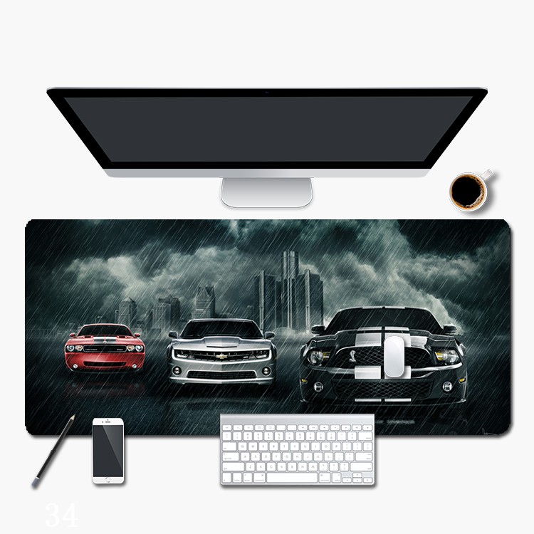 90x40cm Famous Car Tycoon Mouse Pad Aston Martin Lamborghini Ferrari ...