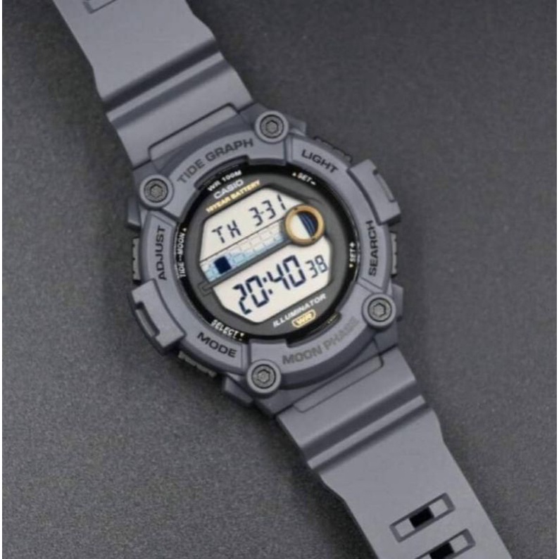 Watch - Casio Moon Tide Graph Data WS1300-8 - ORIGINAL | Shopee Malaysia