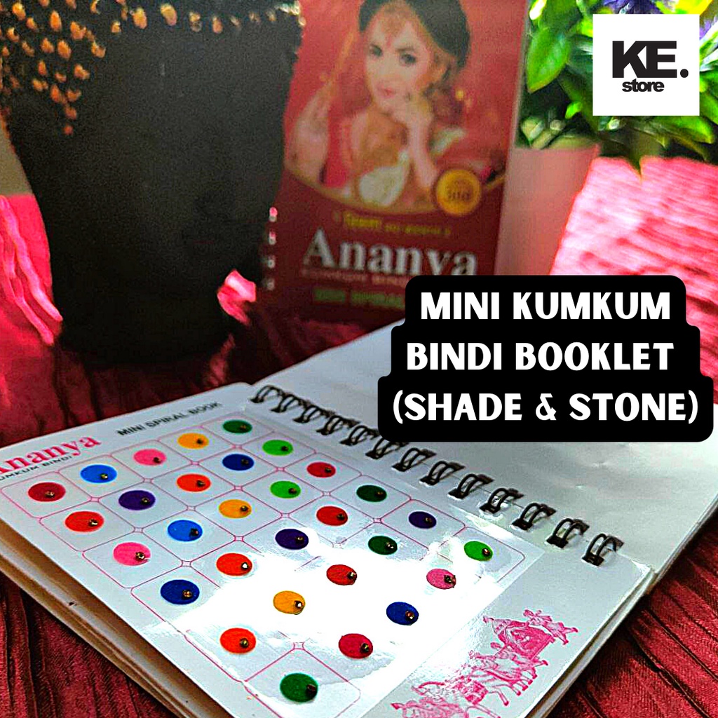 COLOR POTTU/STICKER POTTU/ POTTU/BINDI BOOKLET (SHADE & STONE) | Shopee ...