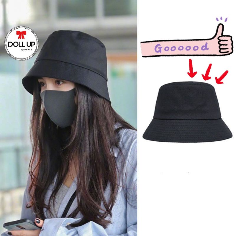 Plain bucket hat unisex men women HC002 | Shopee Malaysia