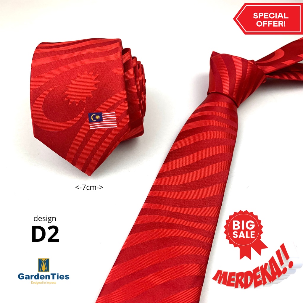 MERDEKA SALE! Merdeka Tie, Tali Leher Bendera Malaysia, Malaysia Flag ...