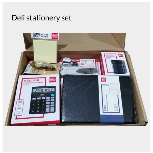 Deli Stationery Set (12 items) | Shopee Malaysia