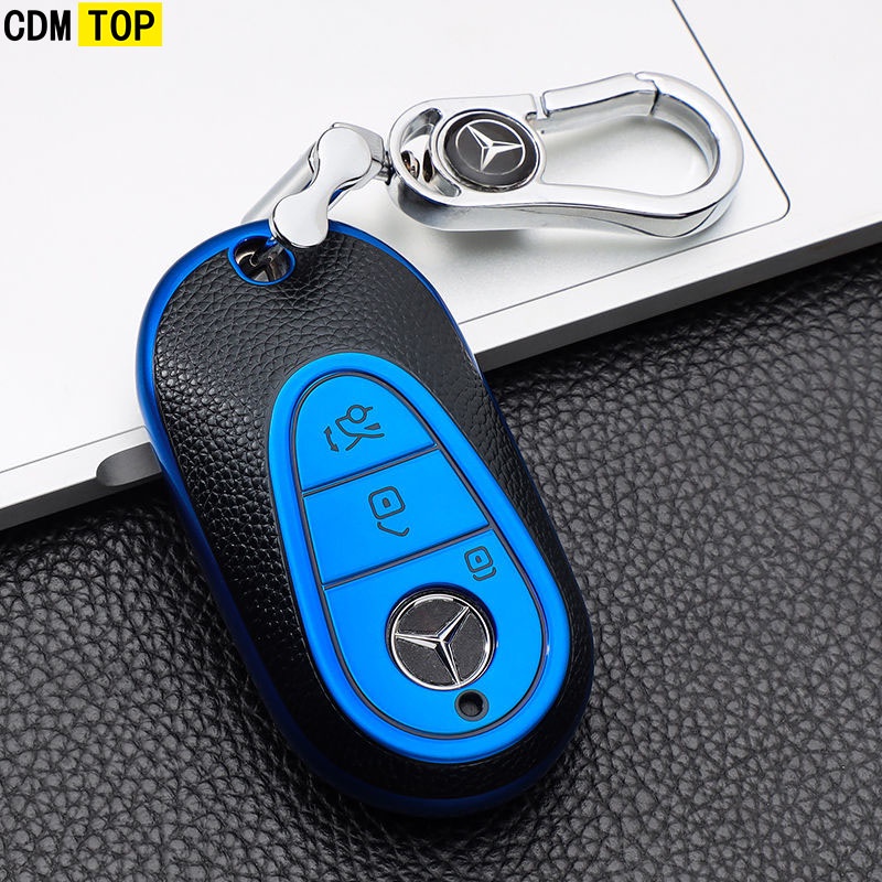 Benz Car Key Case Cover Shell for Mercedes Benz 2021 C Class S Class ...