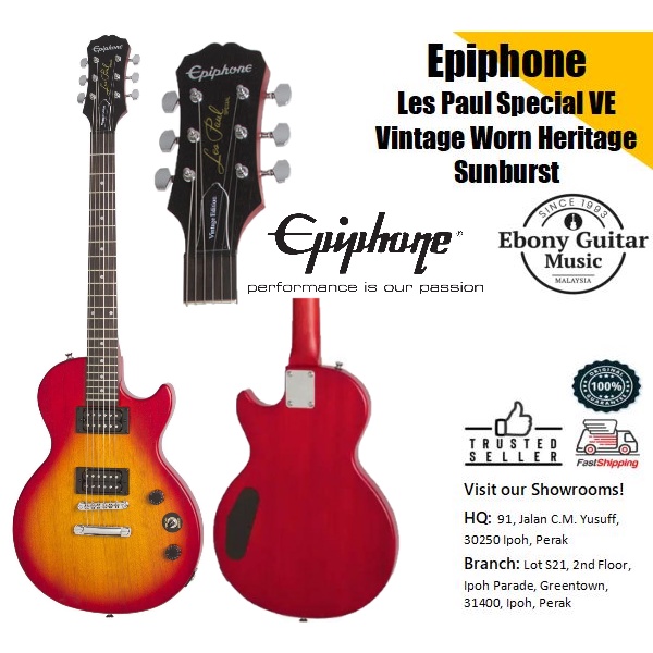 Epiphone Les Paul Special Satin E1 Electric Guitar - Vintage Worn ...
