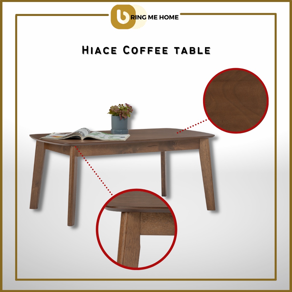 HIACE Coffee Table Modern Coffee Table Wood Table Living Room Table ...