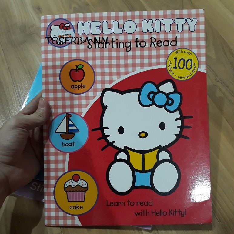Hello KITTY starry to read, learning to read, activity book with ...