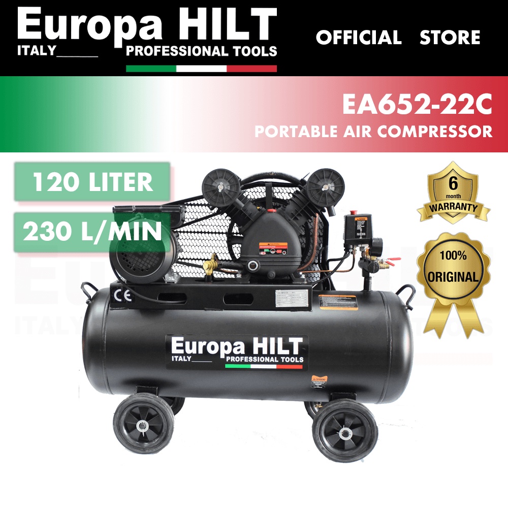 Europa HILT EA652-22C 2.5HP 120 L Air Compressor | Shopee Malaysia