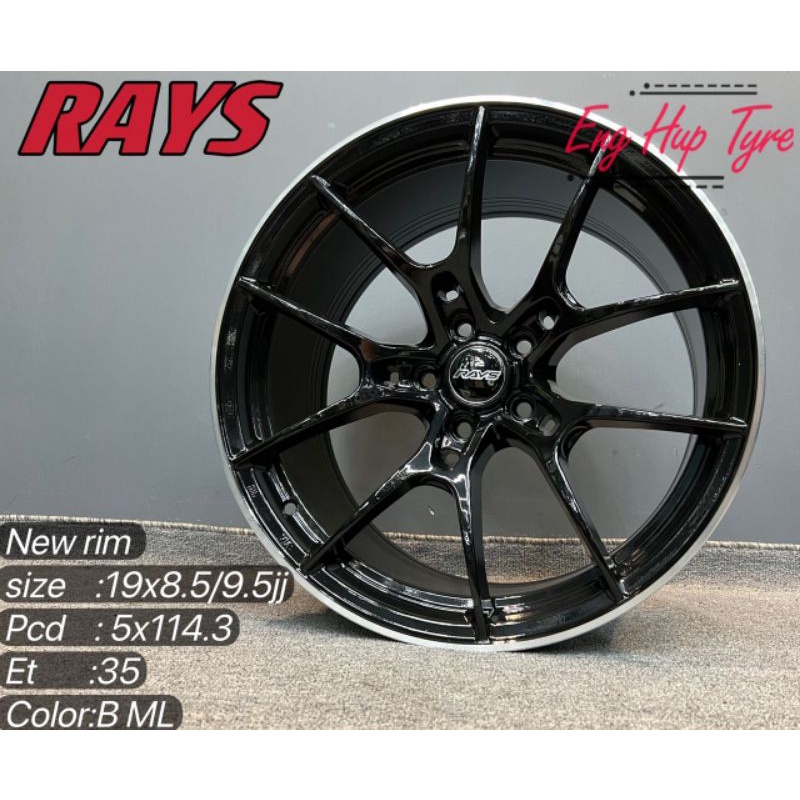 Rays 19 INCHI NEW SPORT RIMS | Shopee Malaysia