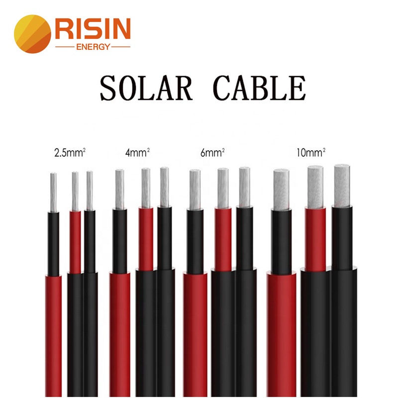Risin Solar Cable PV Panel Wire UV Resisitant XLPE Insulation Solar DC ...