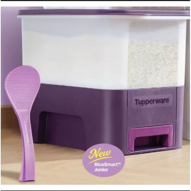 Tupperware Ricesmart Junior 5kg Free spoon Rice Keeper Container ...