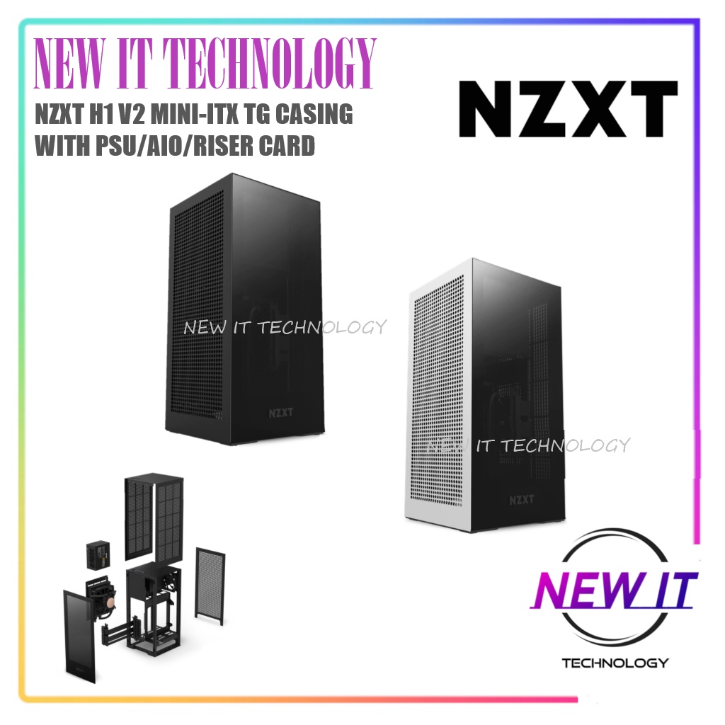 NZXT H1 V2 - Mini ITX TG TEMPERED GLASS 15.6-liter CASE Casing ...
