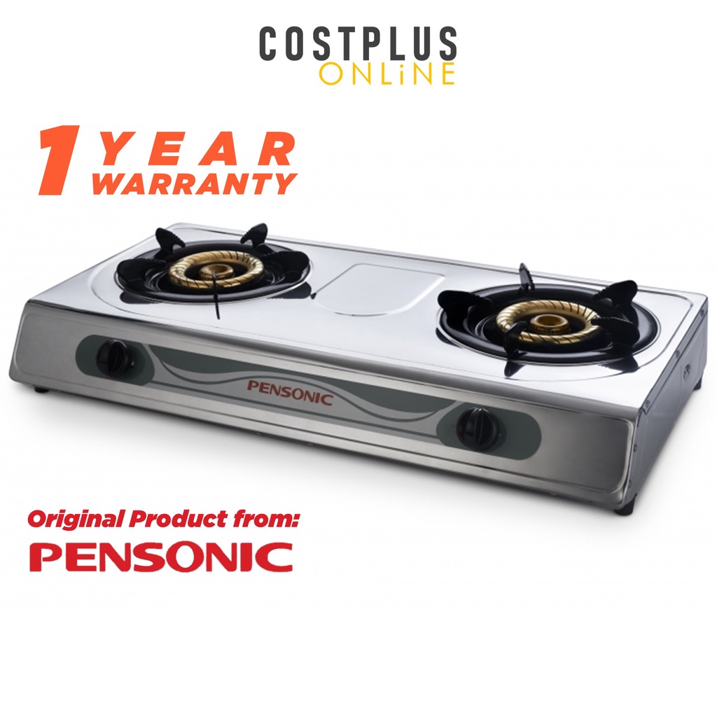 Pensonic Double Burner Gas Cooker Gas Stove Gas Hob PGC-55S / PGC55S ...