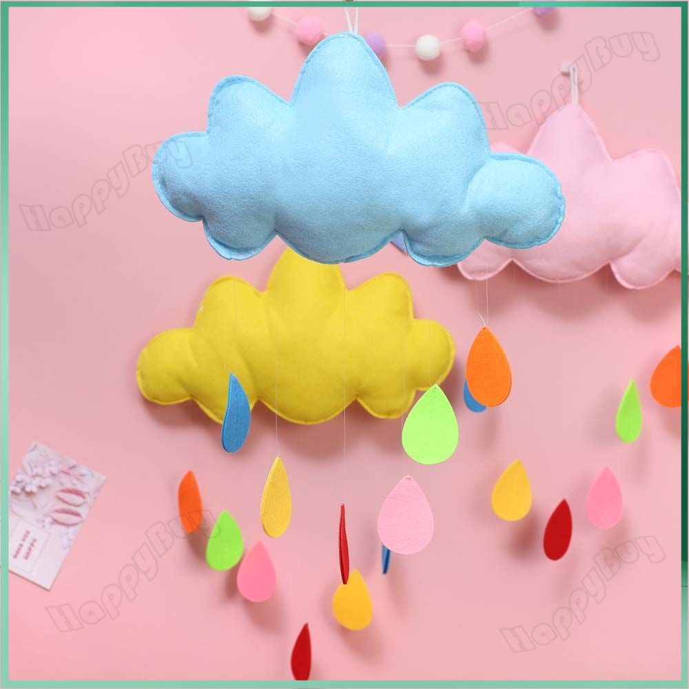 Kids Room Raining Clouds Water preschool Decoration Girls Bed Hanging ...