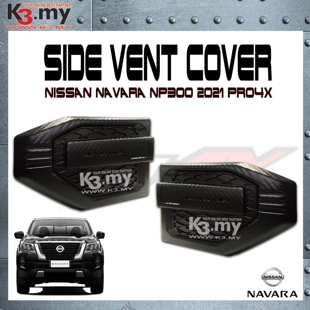 Nissan Navara NP300 2021-2022 PRO4X Carbon Side Vent Cover (2pcs/set ...