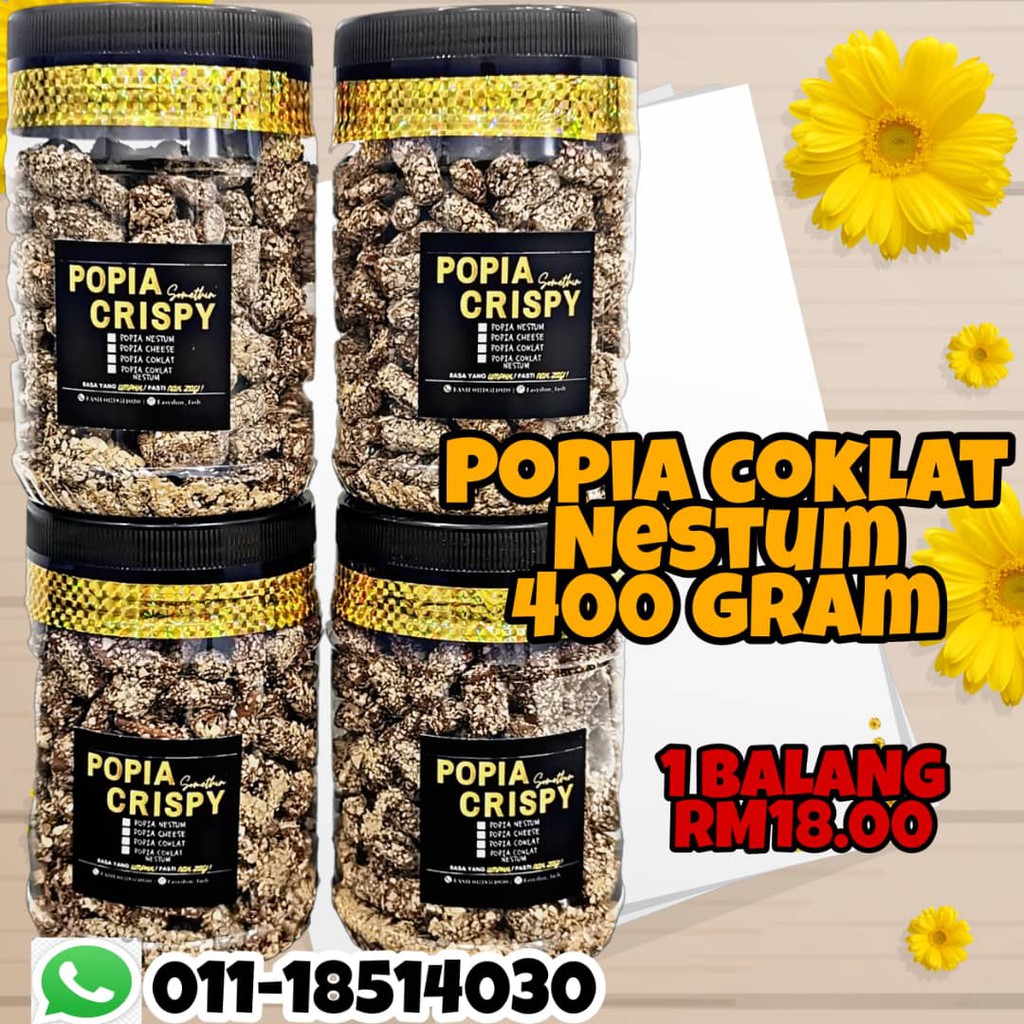 [ HOT ITEM ] POPIA CRISPY COKLAT NESTUM POPIA NESTUM HORLICKS 400 GRAM ...