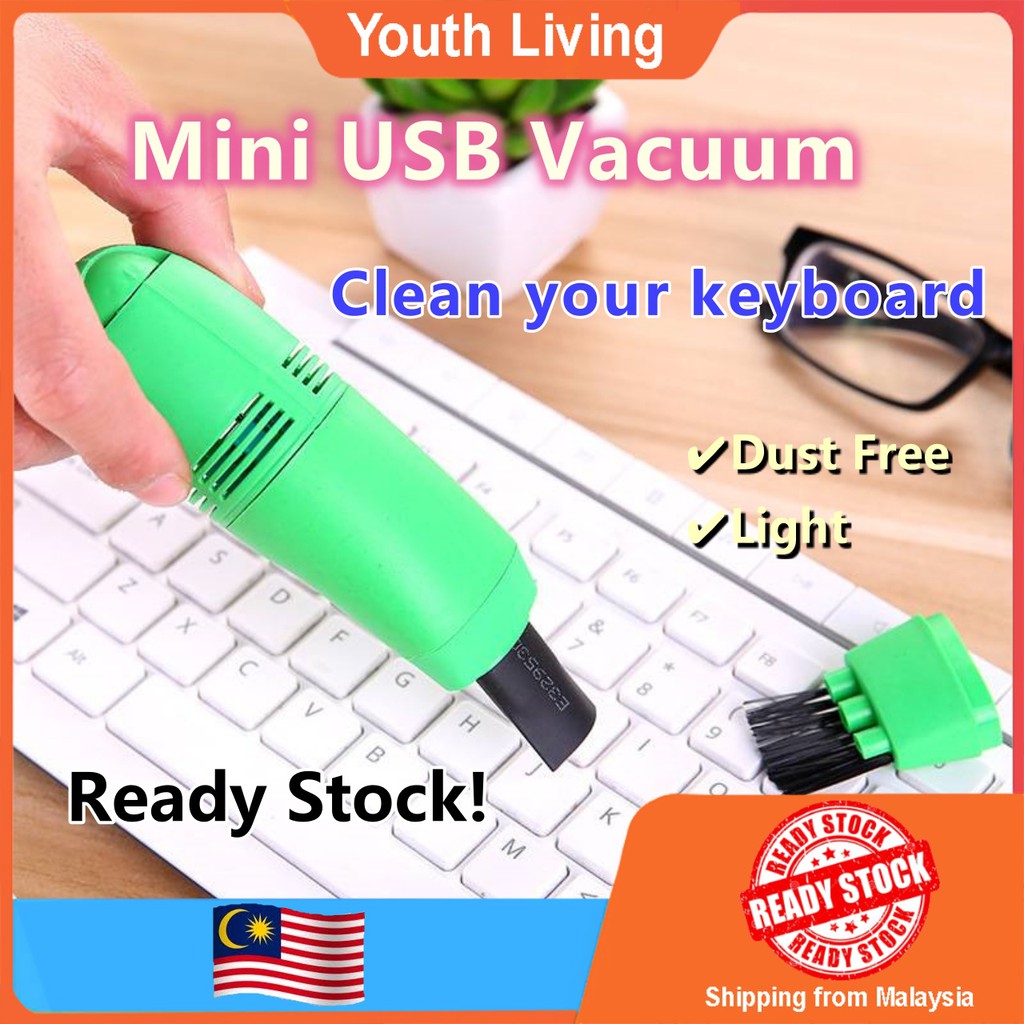 USB Mini Vacuum Dust Cleaner Brush Computer Keyboard Desktop Laptop ...