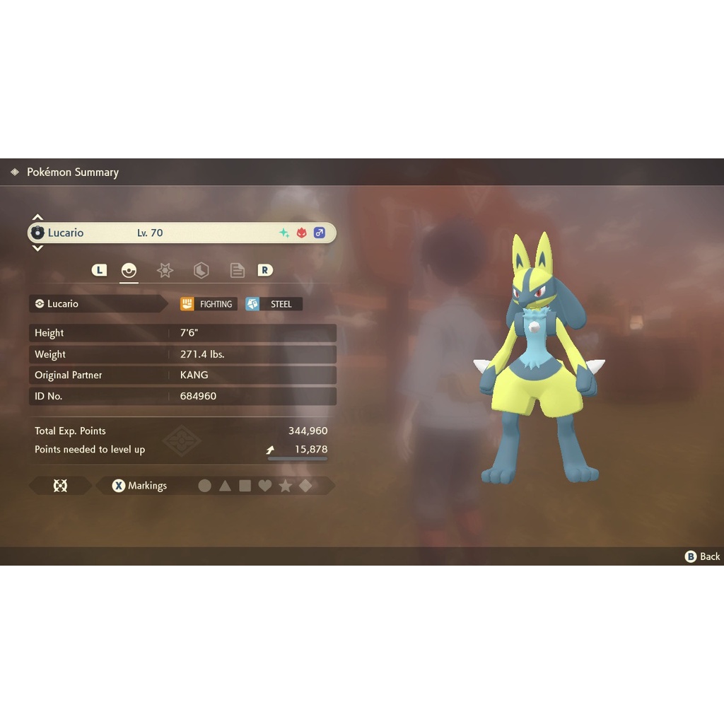 Pokemon Legends: Arceus - 6IV Shiny Alpha Lucario | Shopee Malaysia