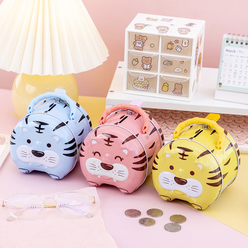 Cartoon Piggy Bank Tabung Duit Tabung Atm Electric Smart Atm Save Money ...