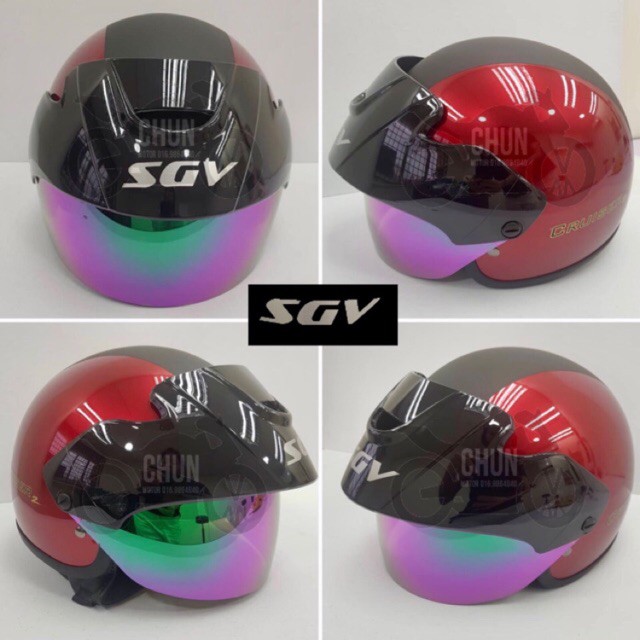 cap helmet mhr motor Motor Helmet SGV Cruiser Visorex (100% ORIGINAL ...