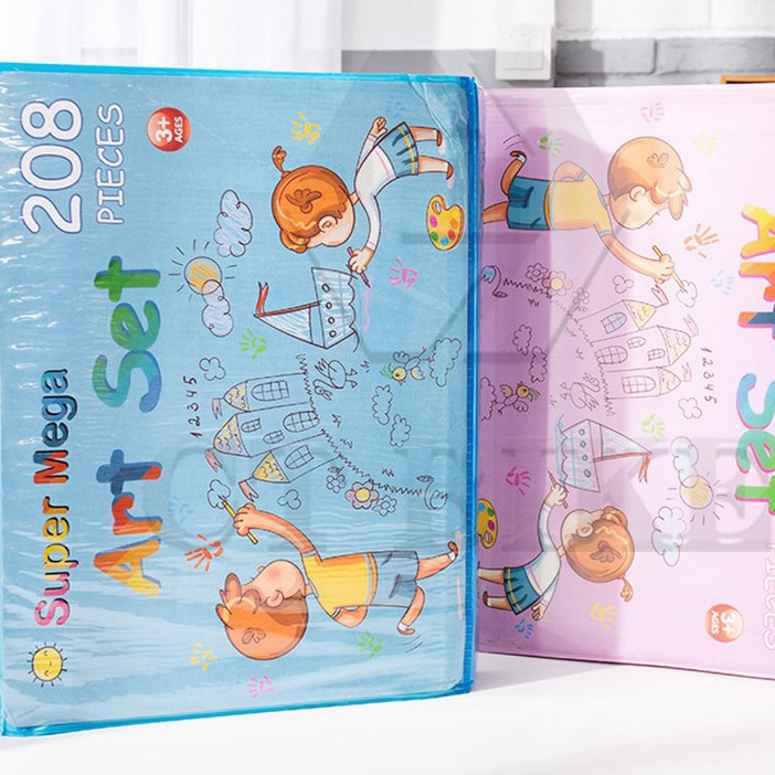 Amazing Artist Drawing Colouring Art Pen Sketch Set 208 Pcs Colors ...