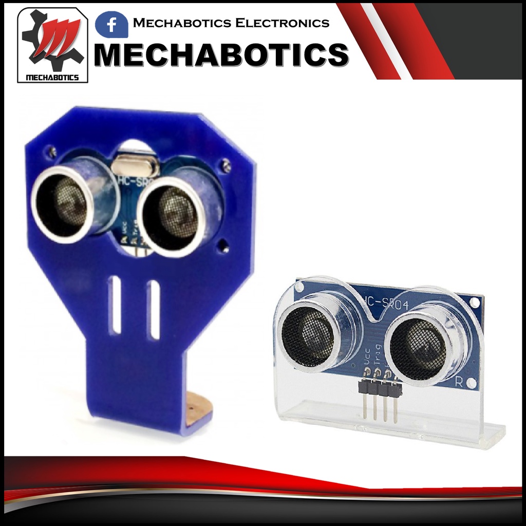 HC-SR04 Ultrasonic Sensor Mounting Long Bracket Blue/Red || HC-SR04 ...