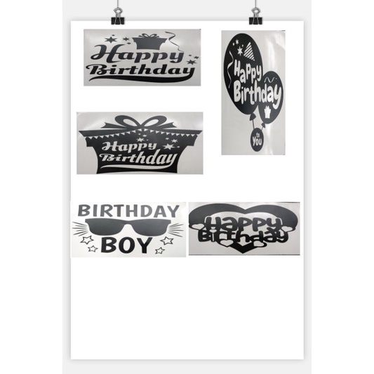 HB BALLOON STICKER HAPPY BIRTHDAY | Shopee Malaysia