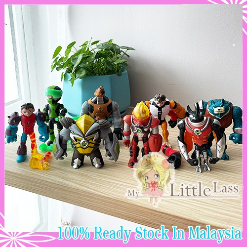 8Pcs Ben 10 Omni-Kix Rustbuggy Armor Jetray Armor Humungousaur Armor ...