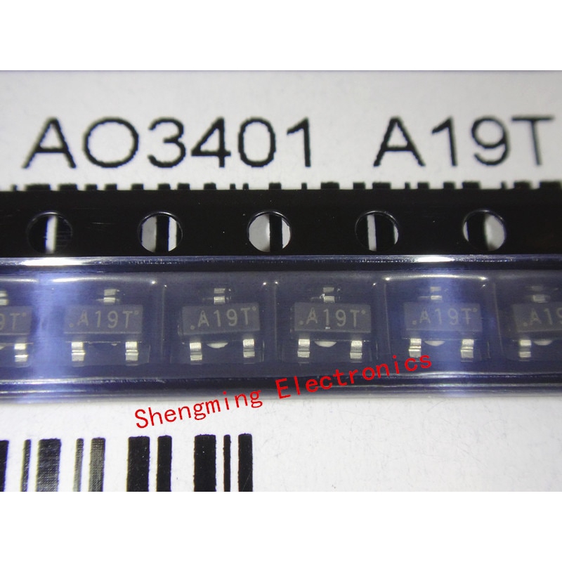 100PCS AO3401 A19T SOT-23 P-Channel Mosfet Transistor | Shopee Malaysia