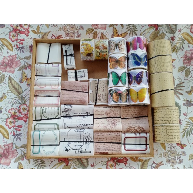 (calico meow)轻复古胶带福袋(分装) | Shopee Malaysia