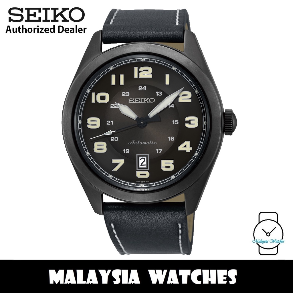 Seiko SRPC89K1 Automatic Black Dial Stainless Steel Case Hardlex ...