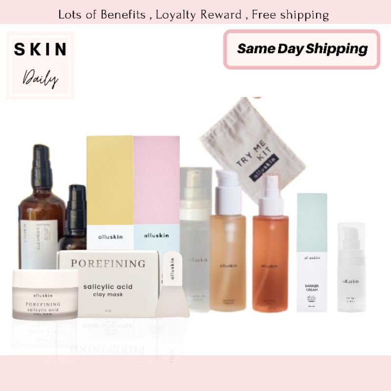 Alluskin Purifying Cleanser (APC), Alluskin Hydrating Toner (AHT ...