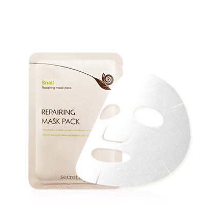 Secret Key (Face Mask) Snail Repairing Mask Pack + Egf Mask Sheet ...