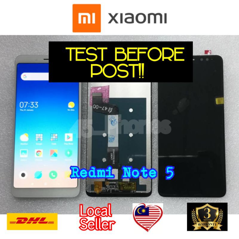 [Ready Stock] XiaoMi Redmi Note 5/Note 5 Pro Lcd Display Touch Screen ...
