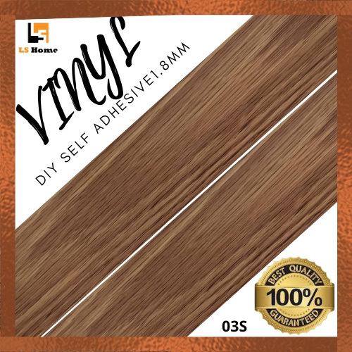 *[KEPING] Vinyl Sticker Lantai Vinyl Tikar Getah Vinyl Floor Tiles di ...