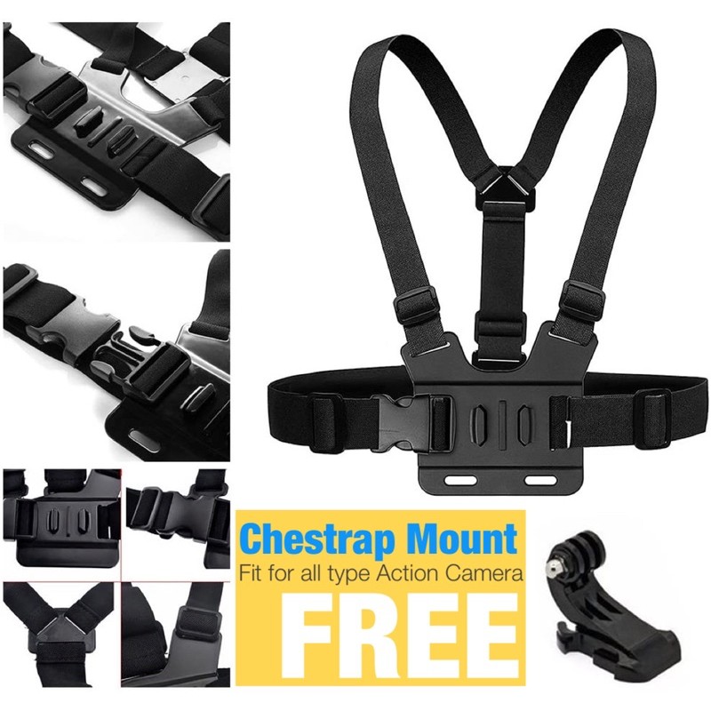 🔥CLEARANCE SALE🔥FREE J HOOK🔥GoPro Adjustable Chest Strap Mount with J ...