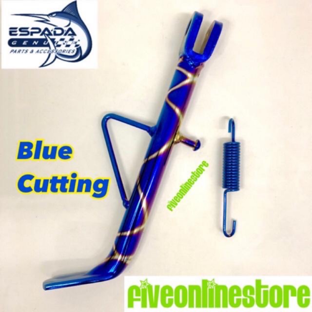 Espada Blue Cutting Universal Side Stand Heat EX5 Wave Dash Design ...