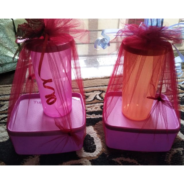 Tupperware Hamper Bekas Makanan dengan Tumbler | Shopee Malaysia