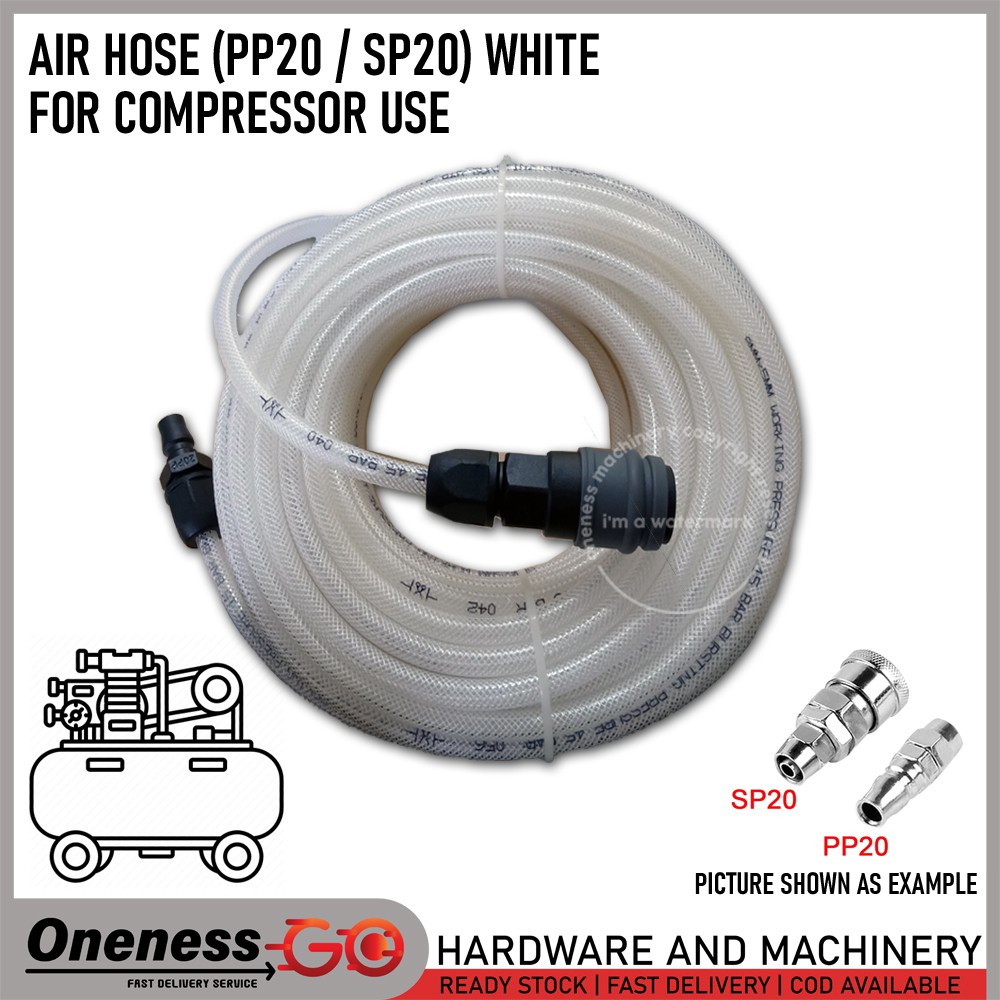 SPECIAL OFFER 🔥🔥🔥🔥🔥 AIR HOSE -20METER (PP20/SP20) WHITE | Shopee Malaysia
