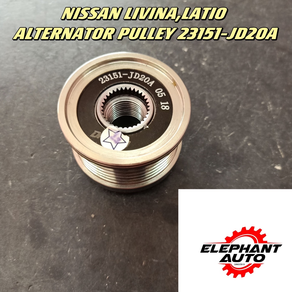 NISSAN LIVINA,LATIO ALTERNATOR PULLEY 23151-JD20A | Shopee Malaysia