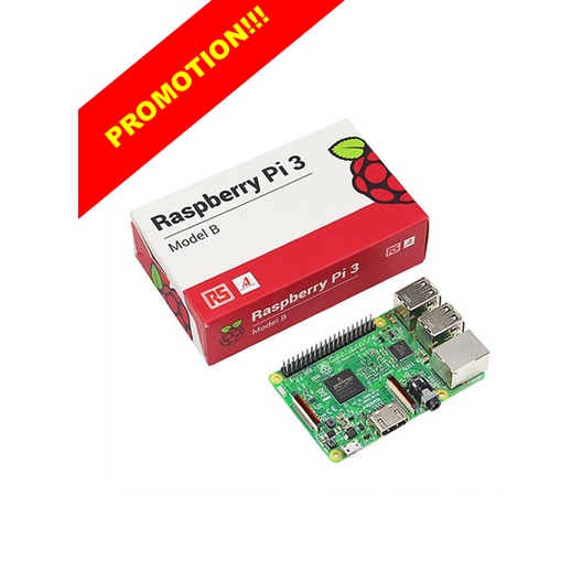 [PACKAGE A] NEVER USED ORIGINAL RASPBERRY PI 3B 3 MODEL B MICROCOMPUTER ...